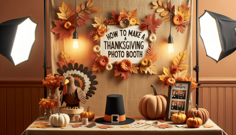 How To Make A Thanksgiving Photo Booth | Solvermatic
