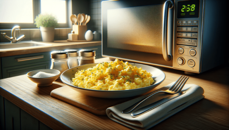 How to Cook Scrambled Eggs in a Microwave | Solvermatic